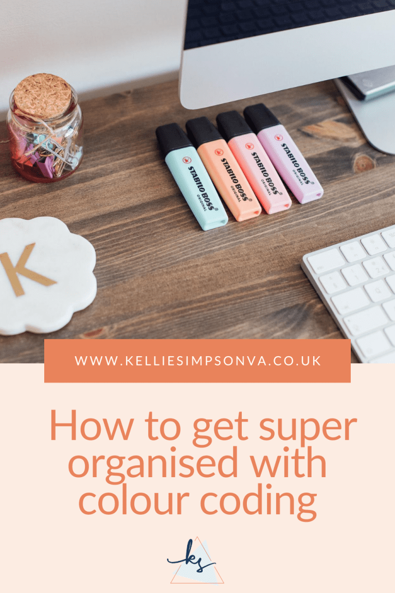 How to get super organised with colour coding 🗂⁣